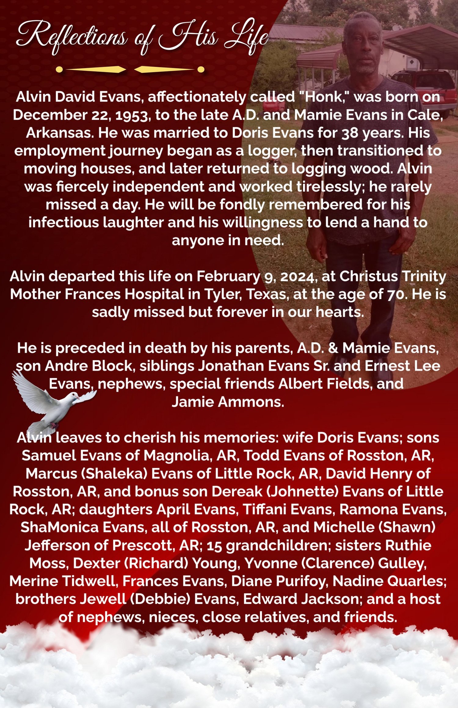 Obituaries — McFadden & Hitchye Funeral Enterprises