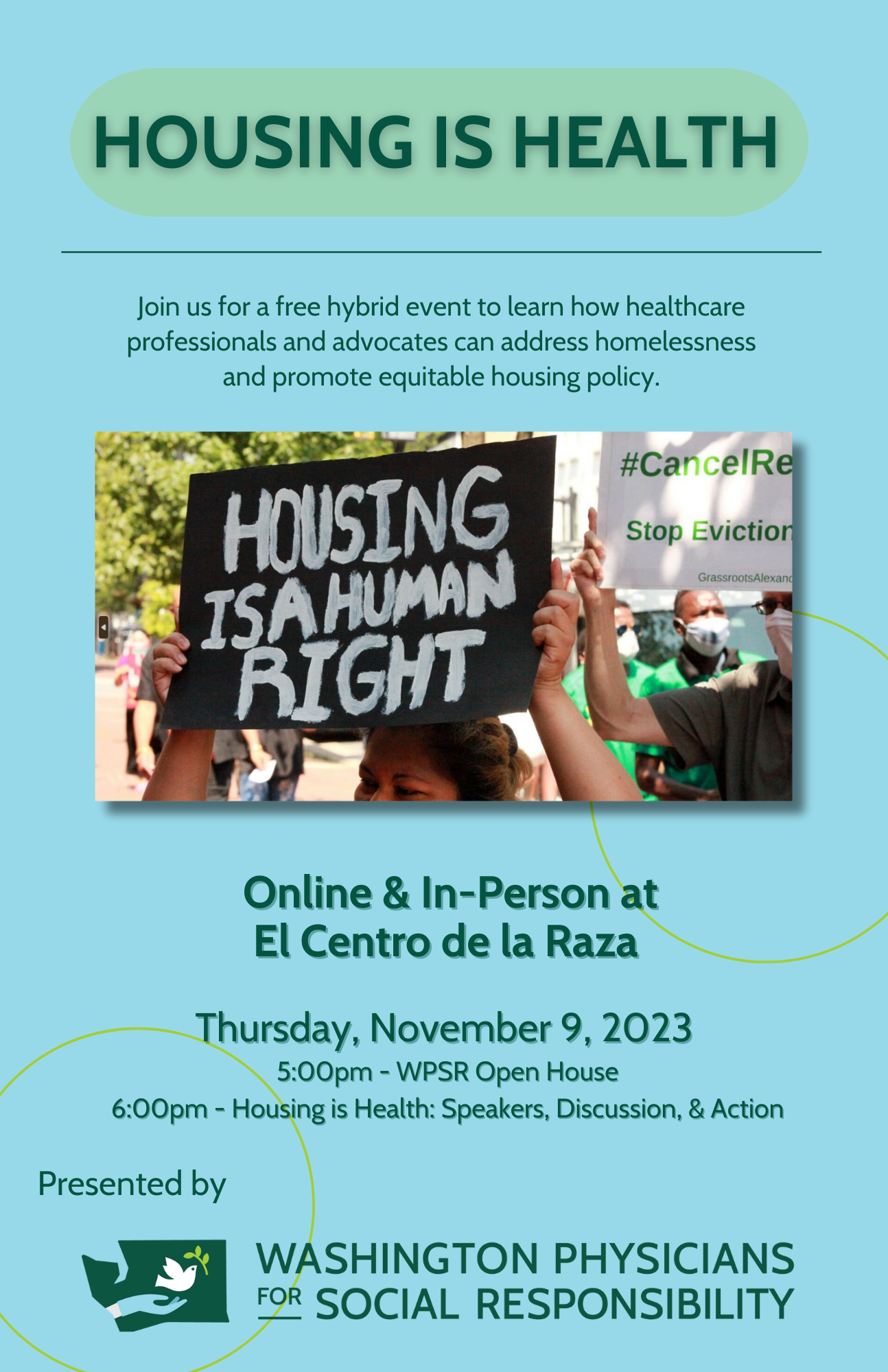 Housing is Health — Washington Physicians for Social Responsibility