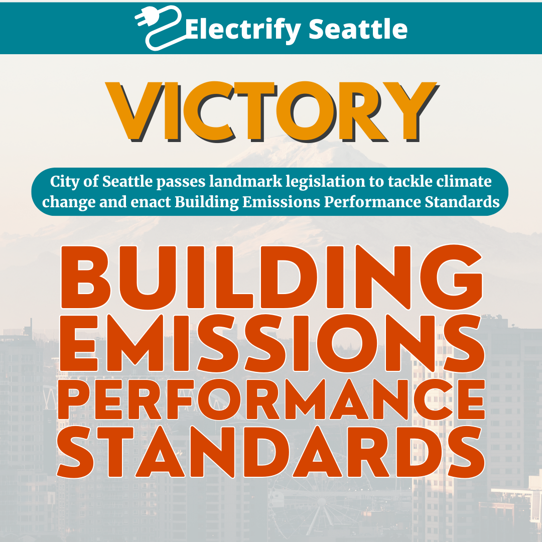 Building Electrification — Washington Physicians for Social Responsibility