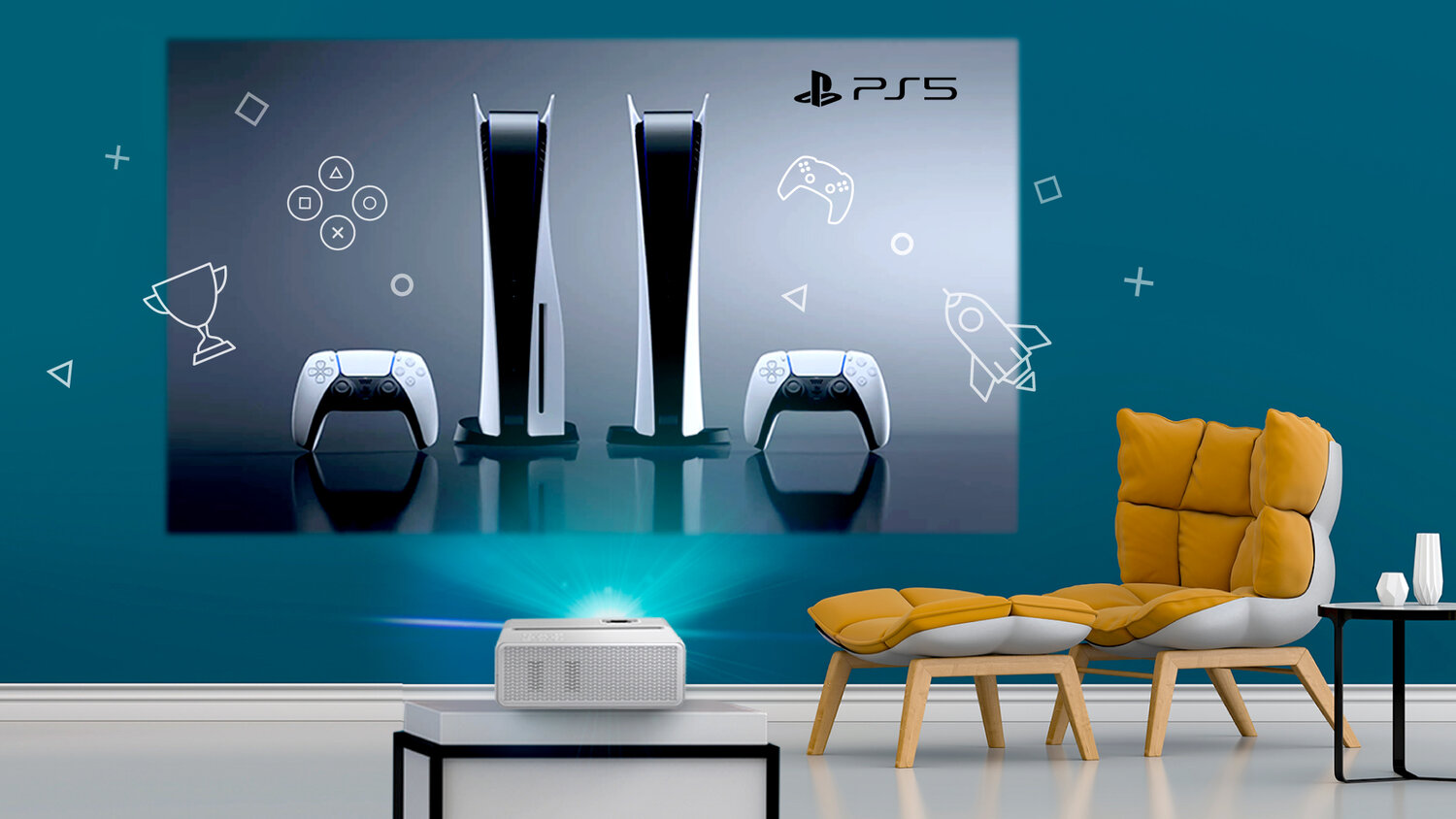 如何用游戏投影仪游玩PS5次时代游戏主机？ - EZCast