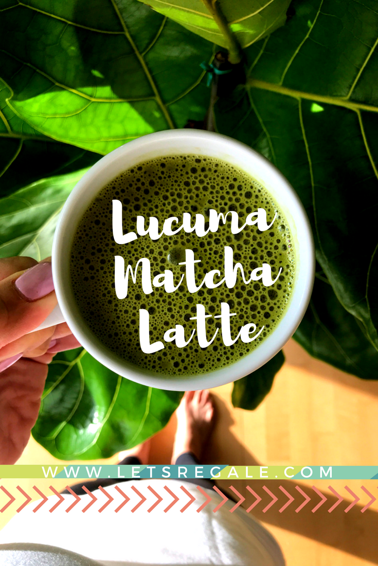 Lucuma Matcha Latte — Wellness Bum