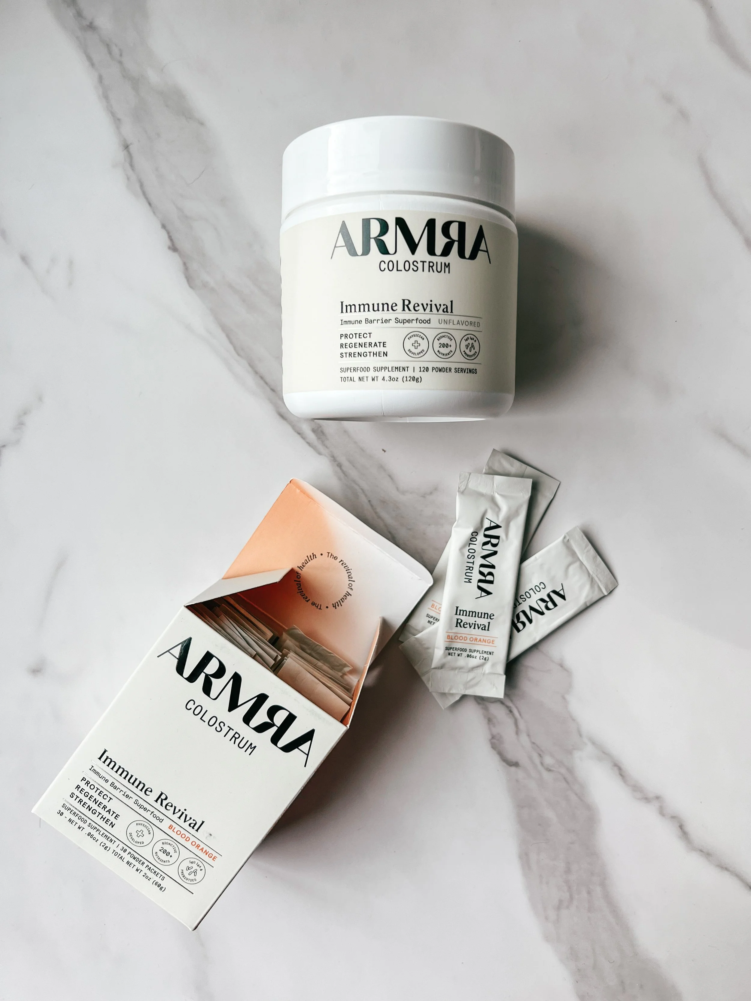 Boost Your Health with ARMRA Colostrum Blood Orange Powder Sticks: A ...