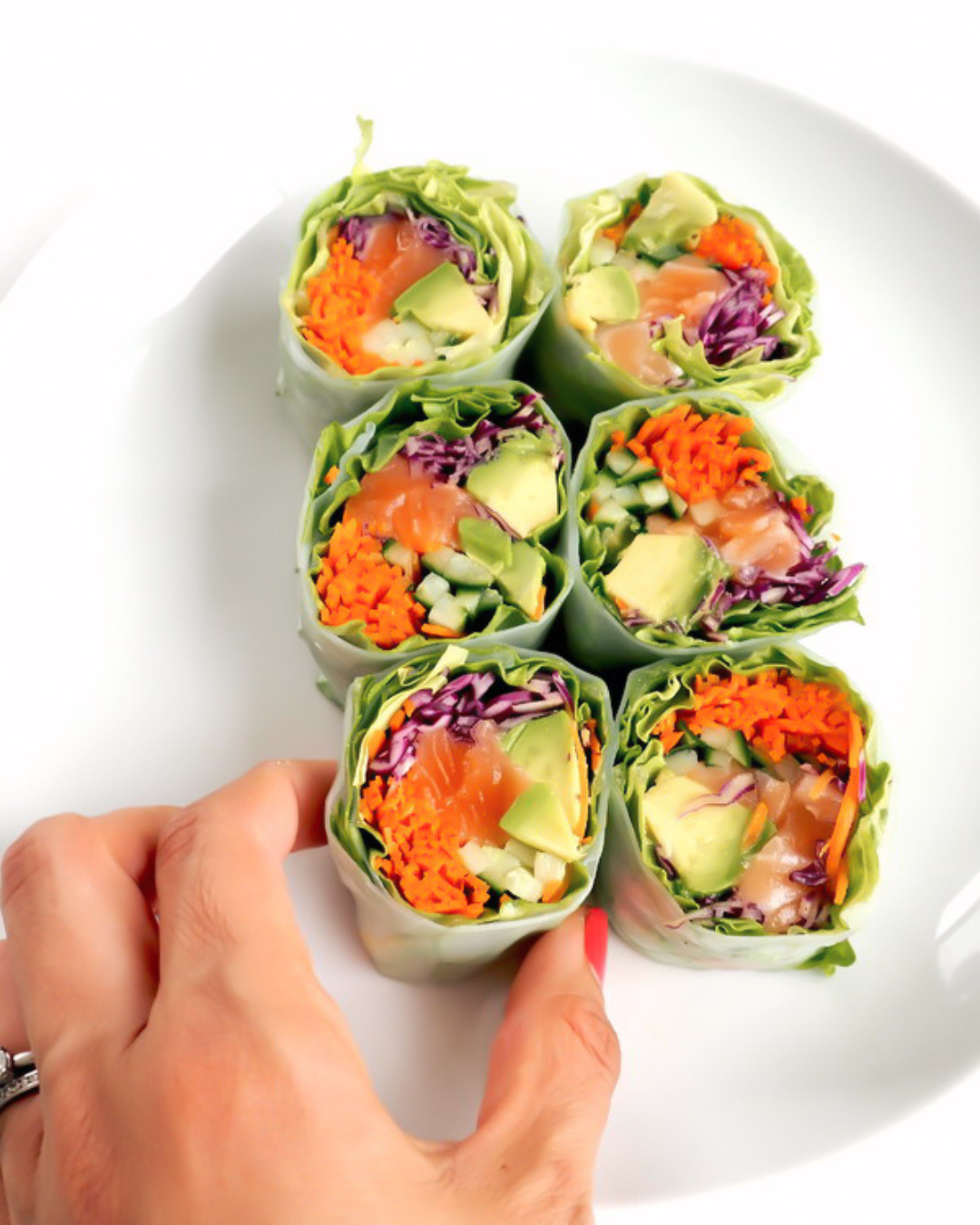 Quick and Easy Fresh Spring Salmon Roll Recipe for Sushi Lovers ...