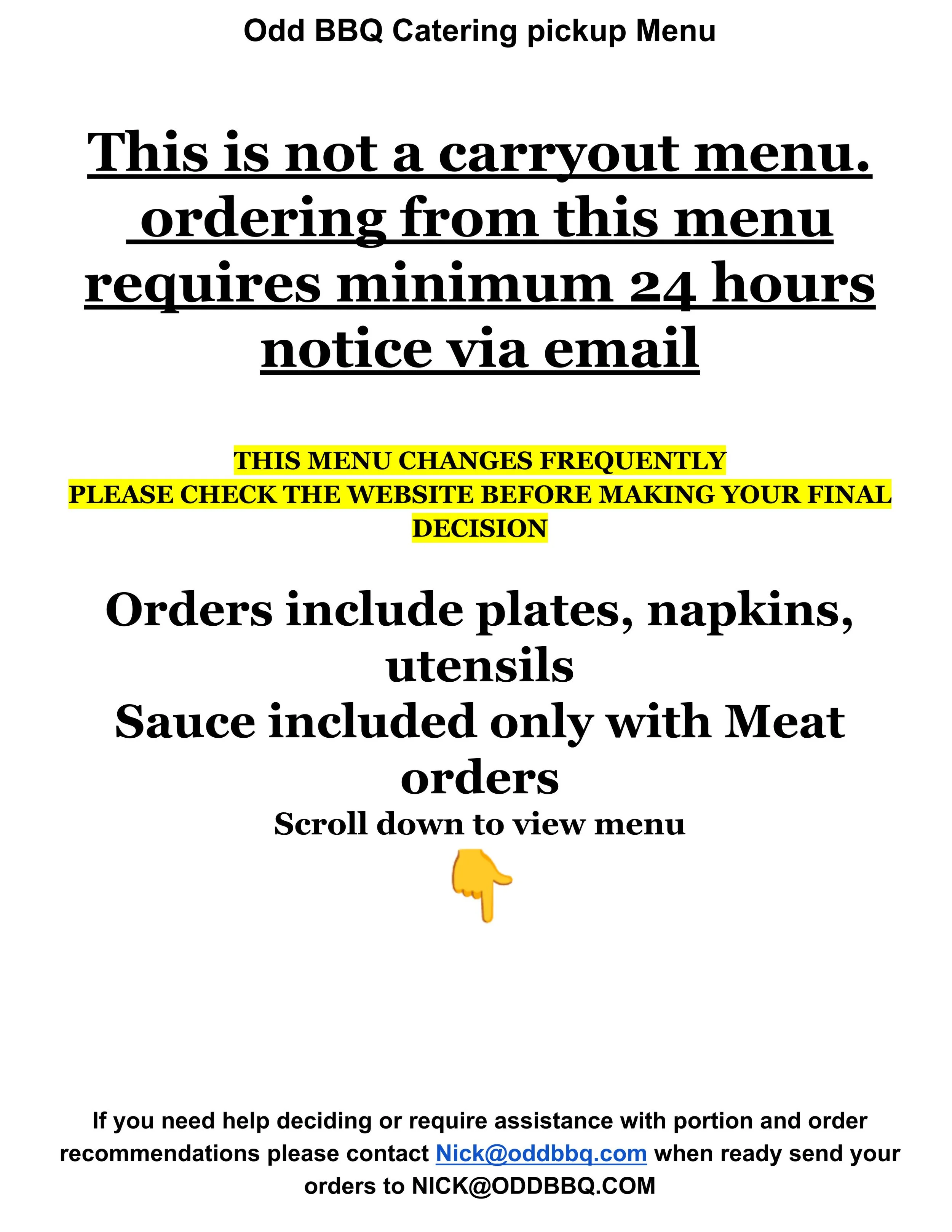 Barbecue Catering — Odd BBQ