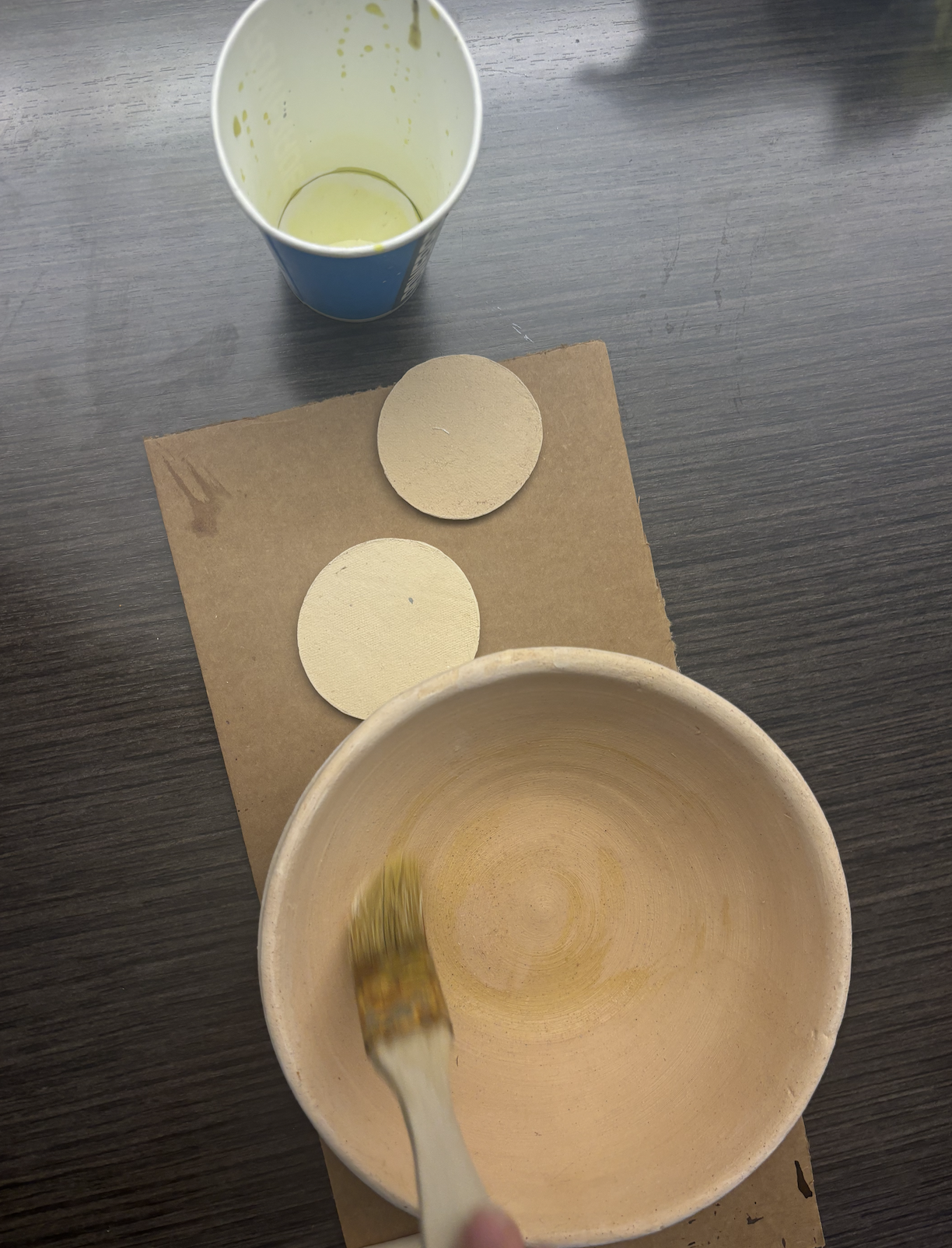 How to print a cyanotype on a ceramic piece — Blair Academy Photography