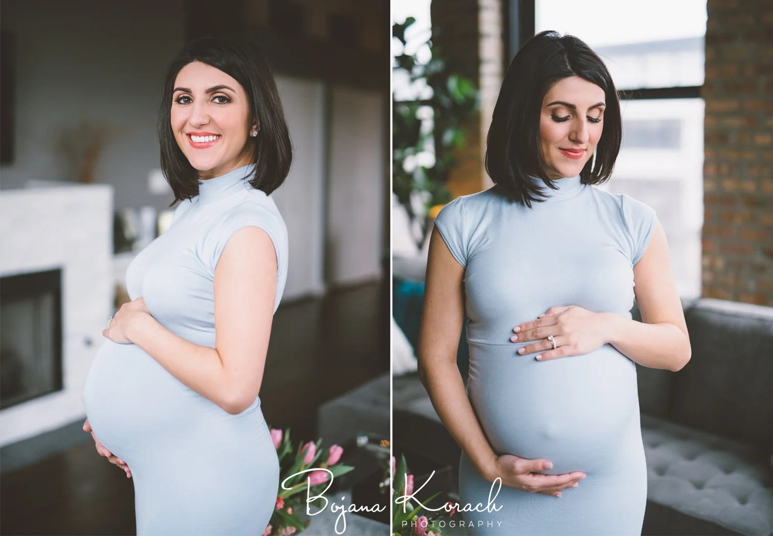 Marika's In-Home Maternity Session | Bojana Korach Photography | San ...