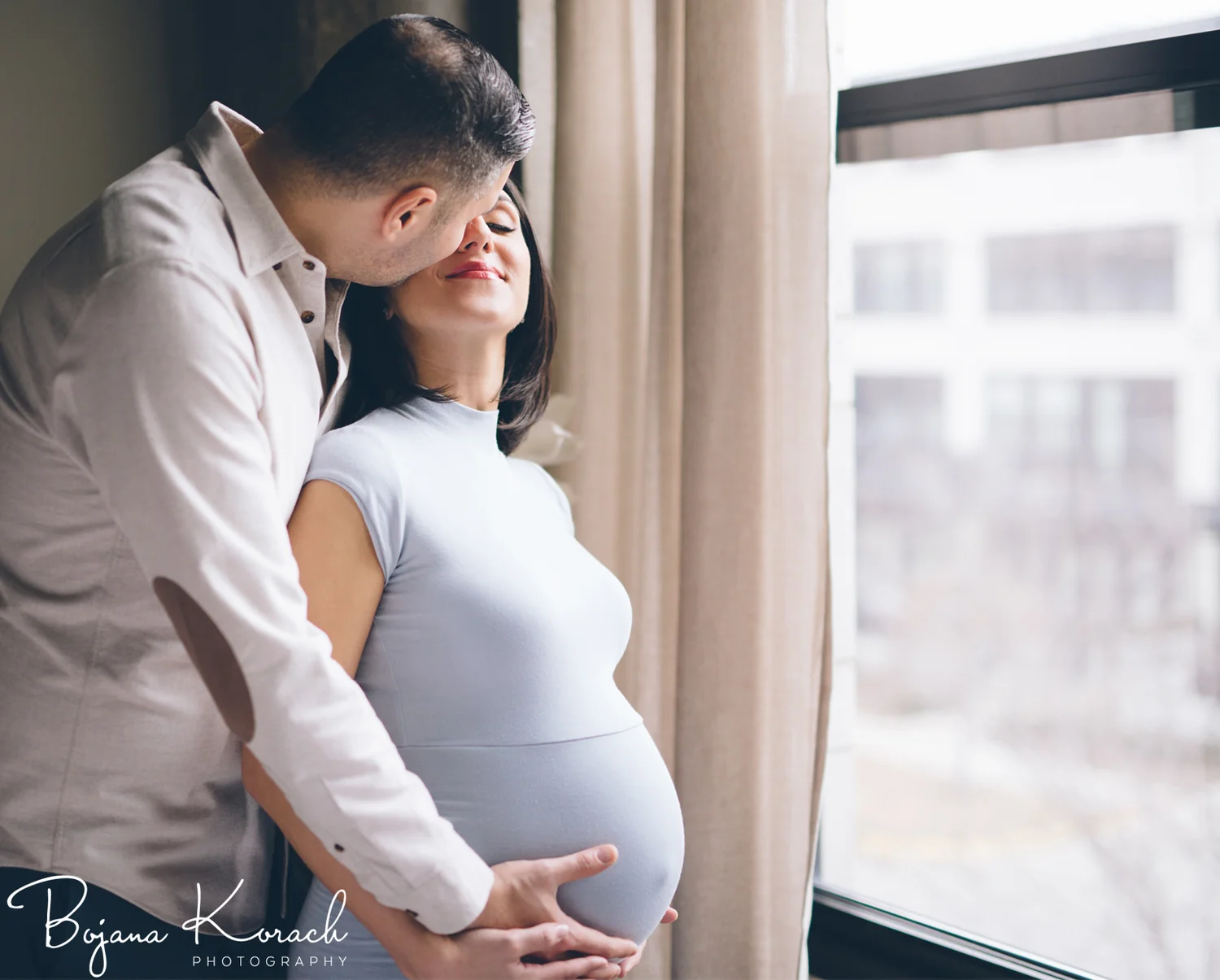 Marika's In-Home Maternity Session | Bojana Korach Photography | San ...