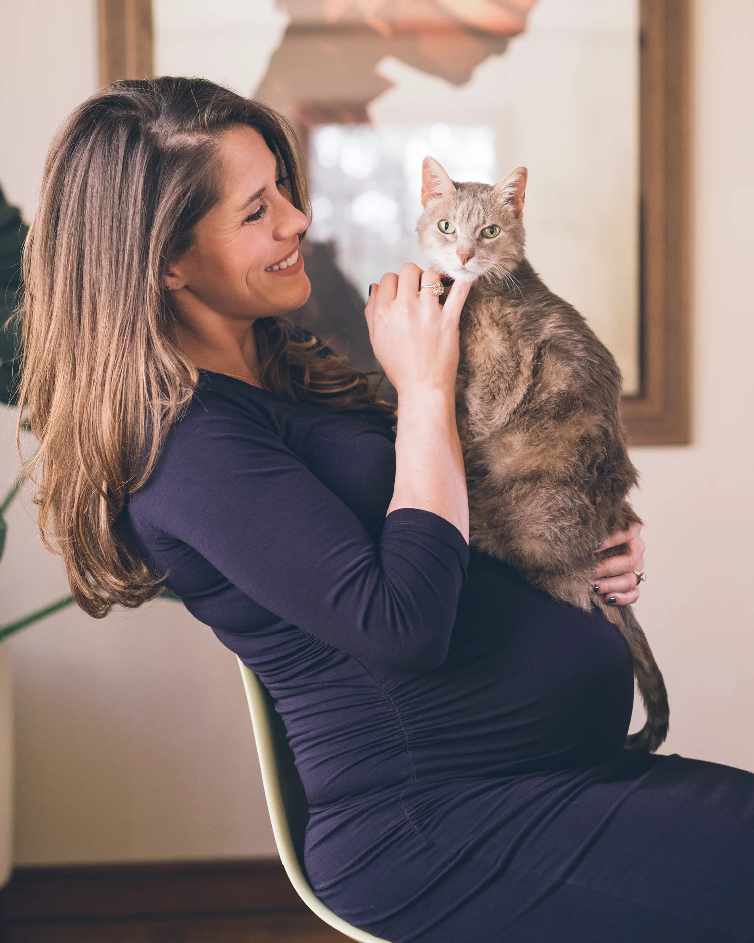 Mid-Century Modern Maternity and Newborn Session in Oakland | Bojana ...