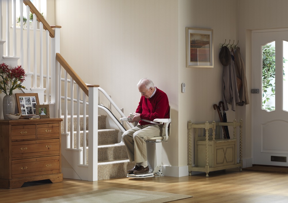 Stannah Siena 260 Curved Stairlifts — Dolphin Mobility