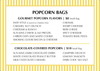 Popcorn Café Menu — Just Pop In!
