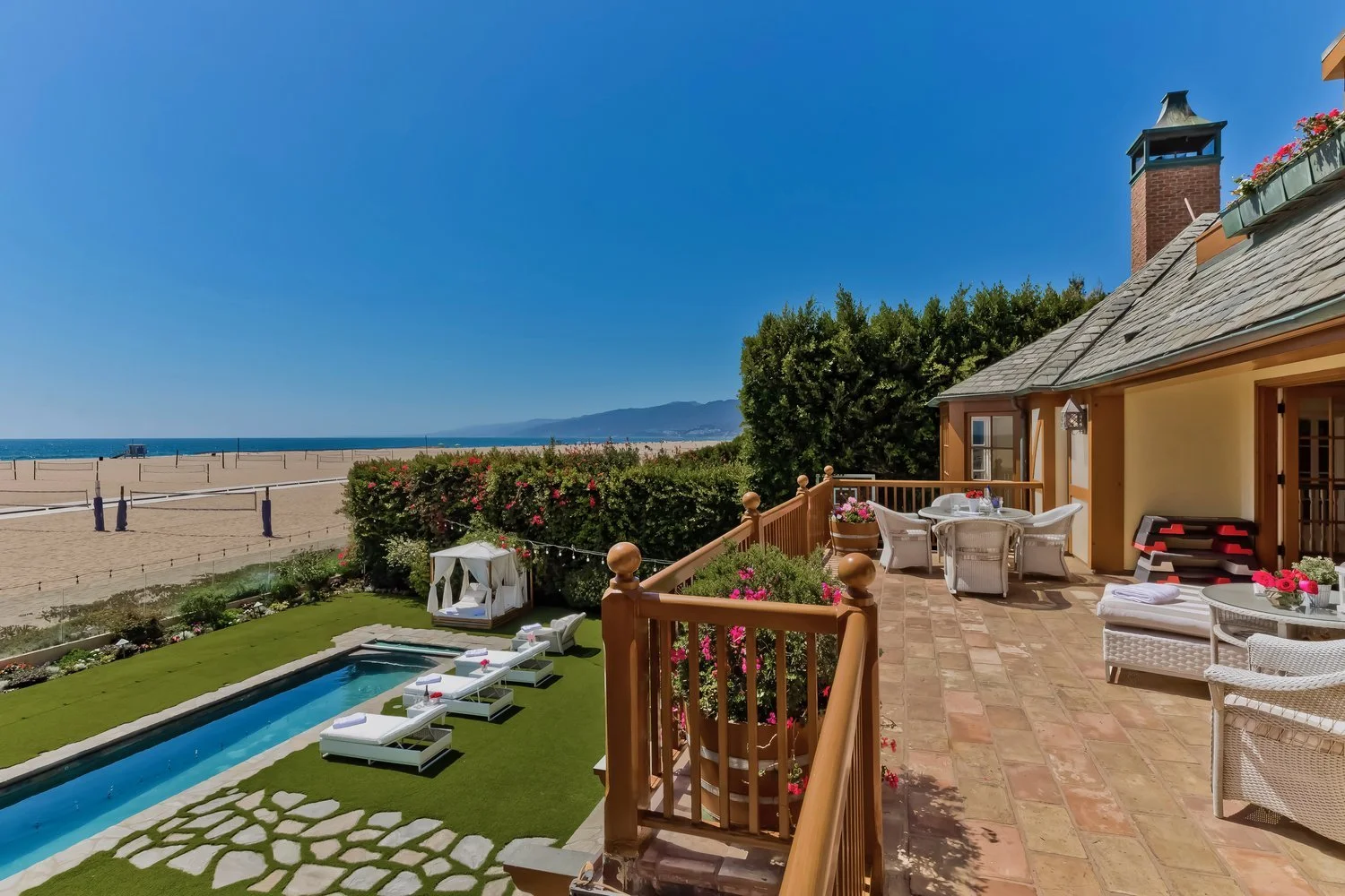 Beachfront Tudor - European Fairytale Dream Home Beachfront Location ...