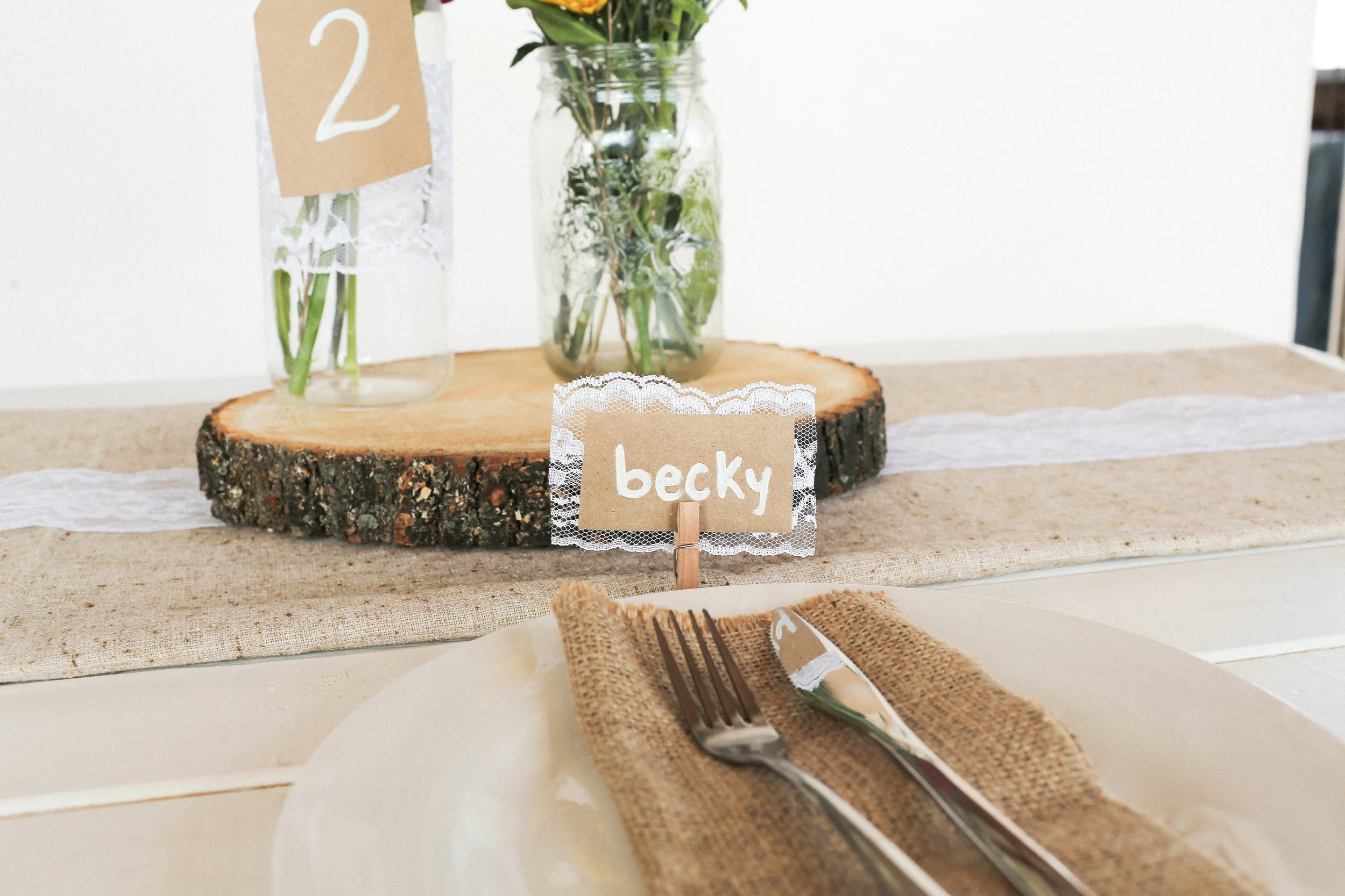 DIY WEDDING TABLE 4 WAYS! — The Sorry Girls