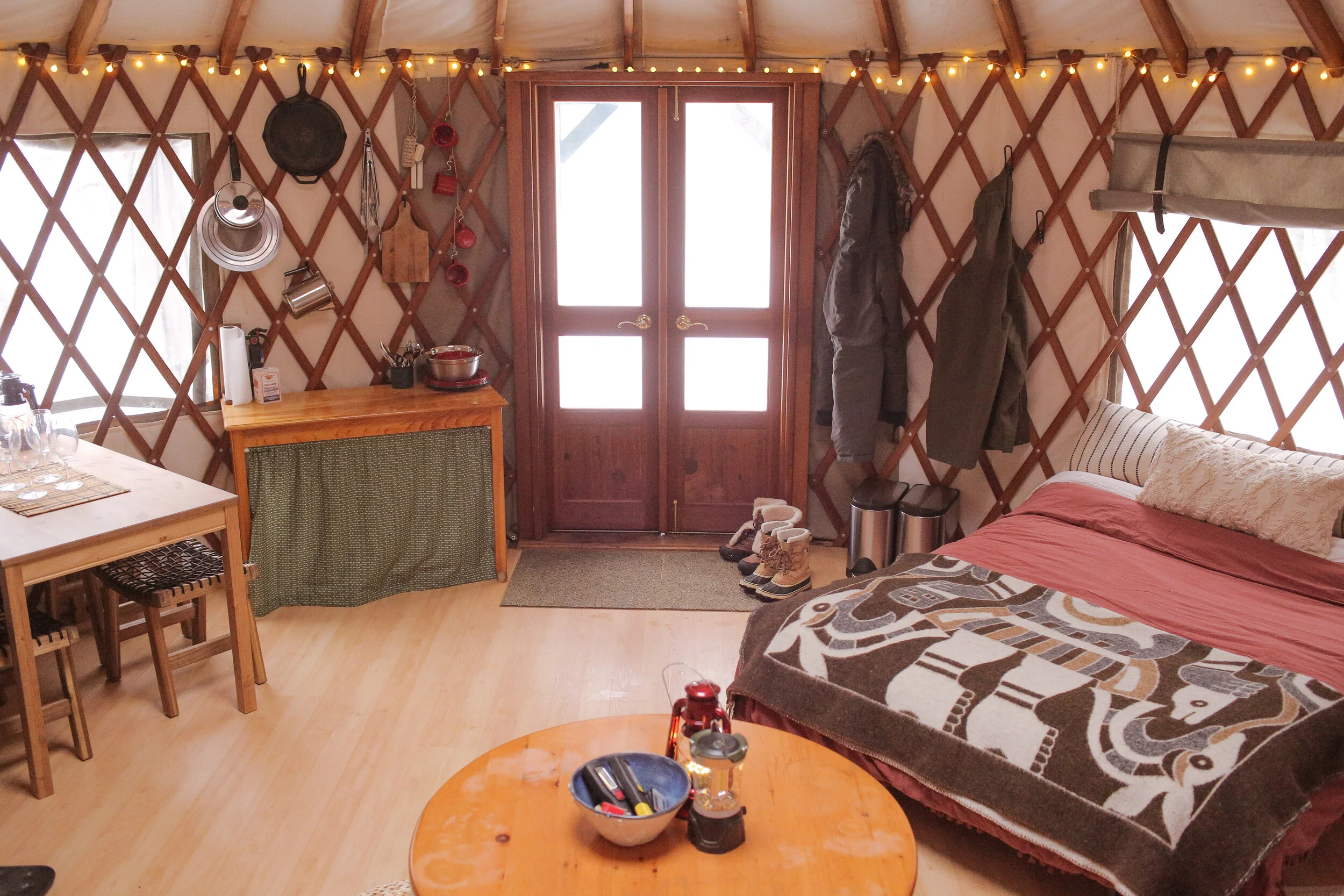 Unique Winter Yurt Makeover - Upgrade My Stay! — The Sorry Girls