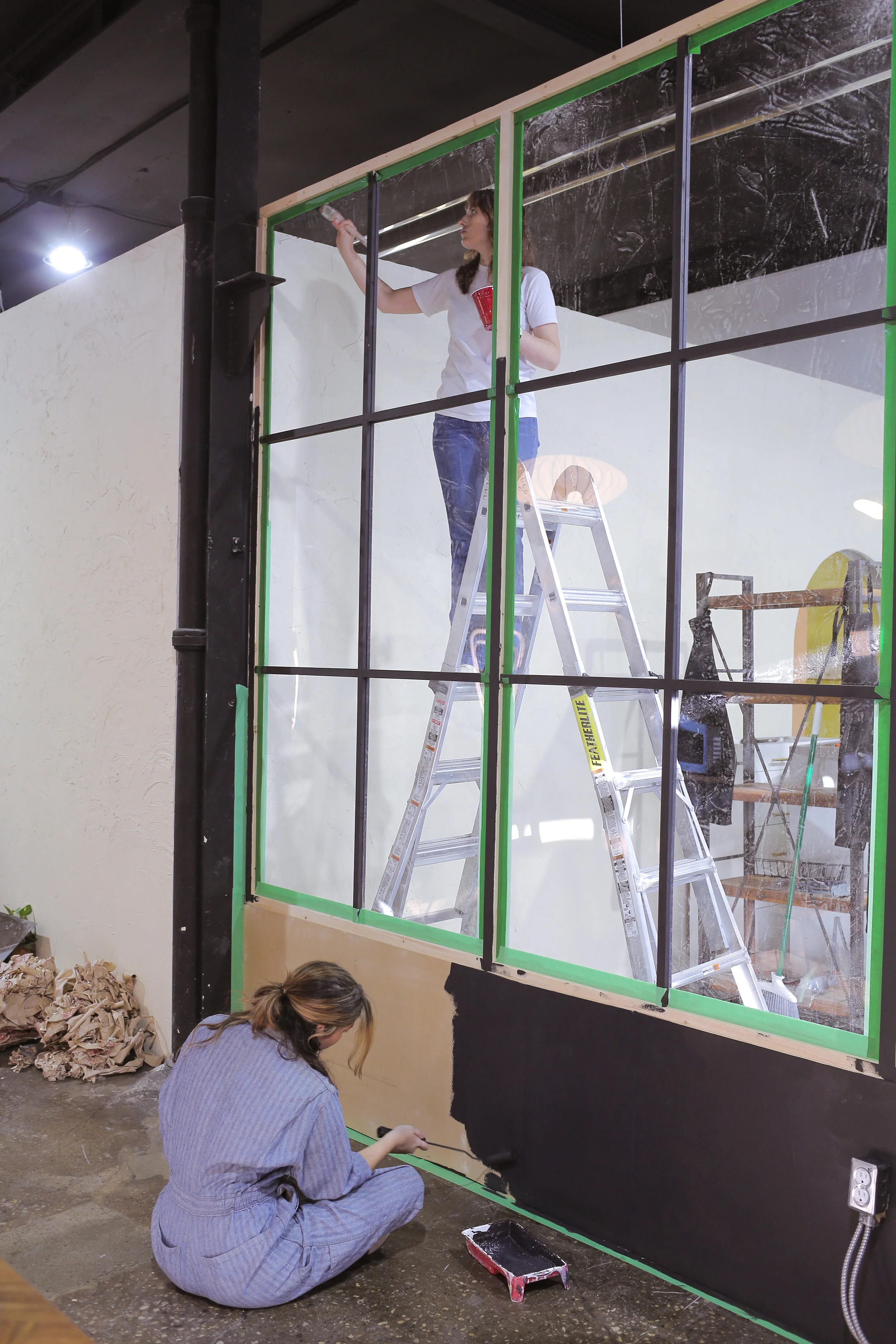We Built a DIY Wall Divider for Our Studio Makeover - Loft Vibes — The ...