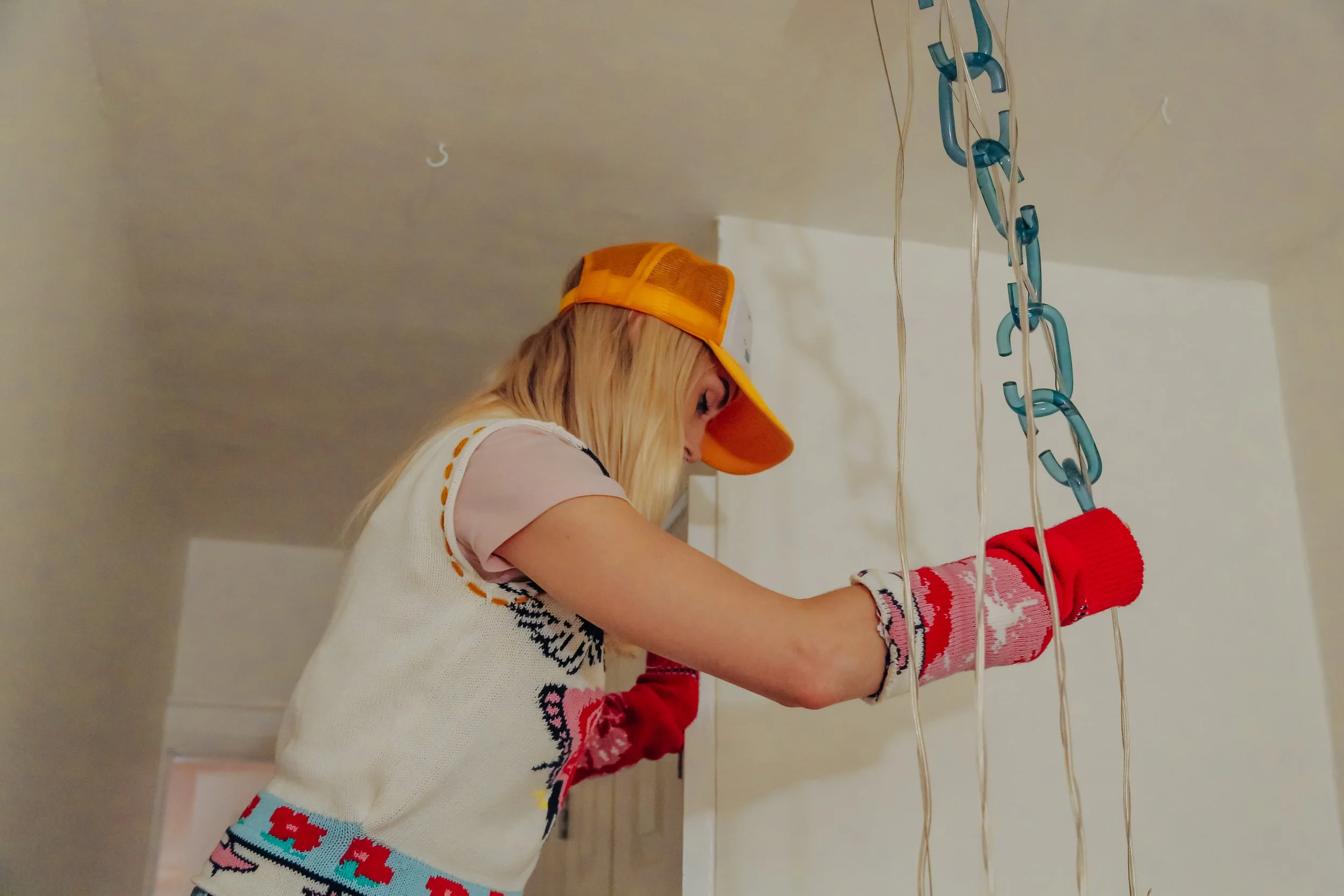 DIYing Emma Chamberlain's $50,000 Trueing Chandelier — The Sorry Girls