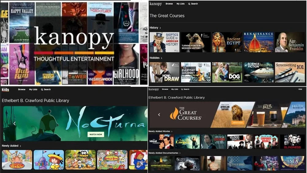 Kanopy Introduction and more — Ethelbert B Crawford Public Library