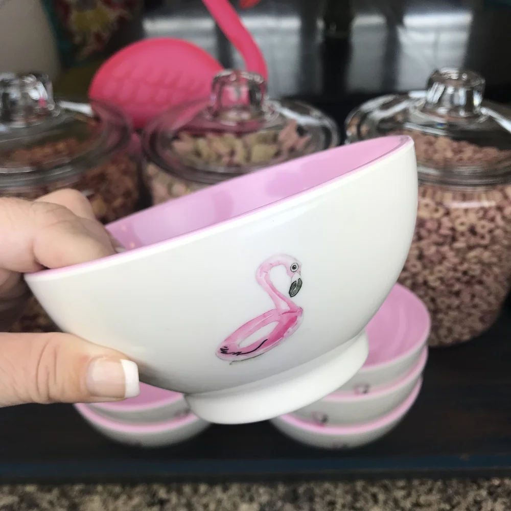 Flamingo Fun Cereal Station — Suburban Soiree