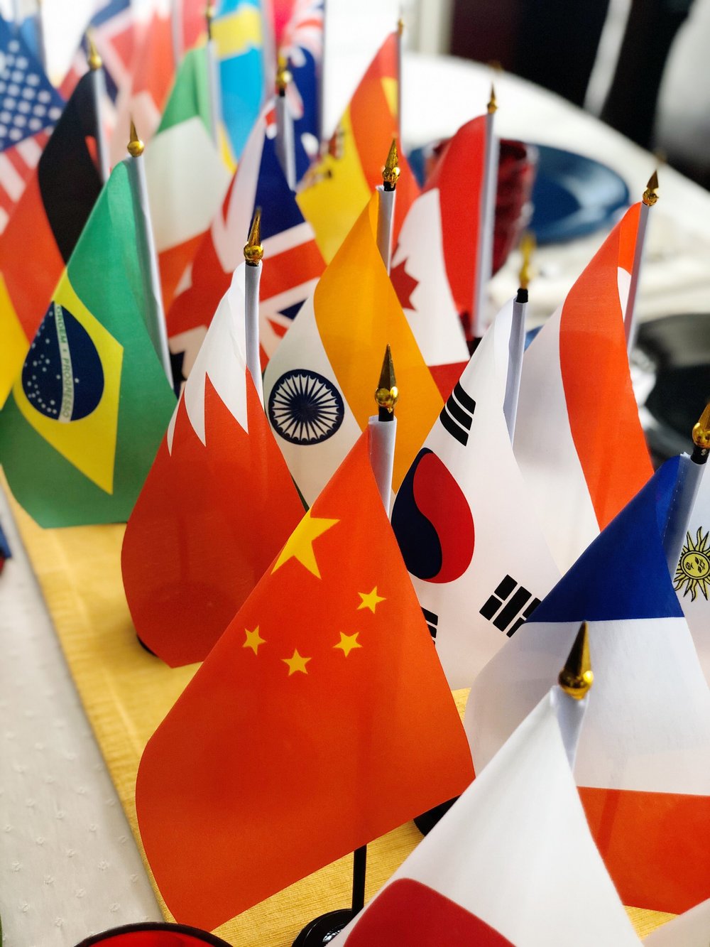 Parade of Nations Tablescape for the Olympic Opening Ceremony ...