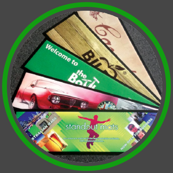 Custom Personalised Bar Mats Runners | Promotional Advertising Floor Mats