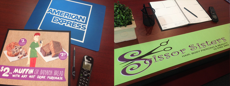 Custom Printed Counter Mats made in Australia