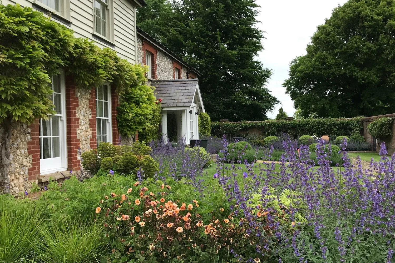 Country Front Garden Design — Bo Cook Landscape & Garden Design