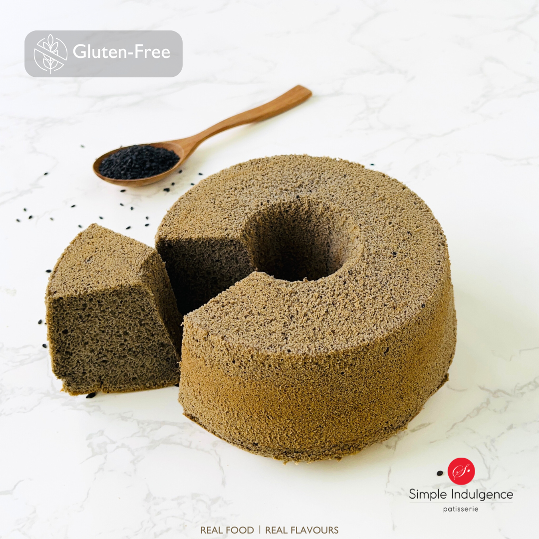 Gluten Free Black Sesame Chiffon Cake-Simple Indulgence Patisserie ...