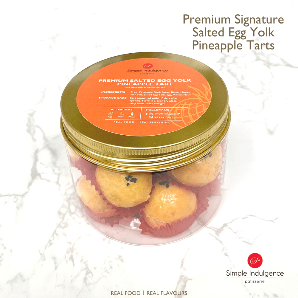[ Lunar New Year Special ] Salted Egg Yolk Pineapple Tart [Signature ...