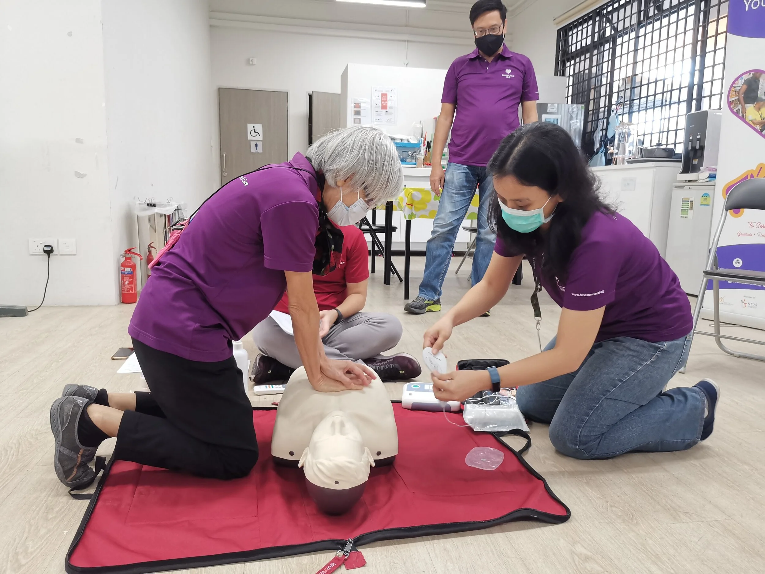 First Aid + CPR Refresher Course — Blossom Seeds 福善