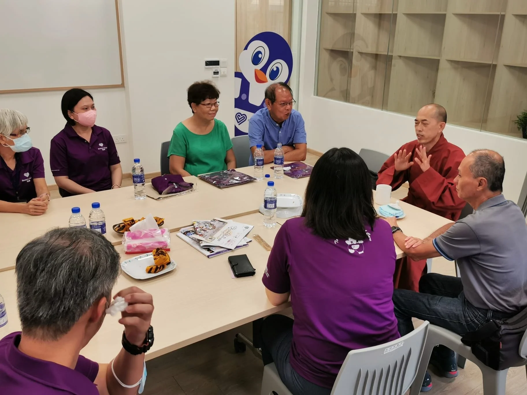 Visit from Venerable Ju Hui — Blossom Seeds 福善