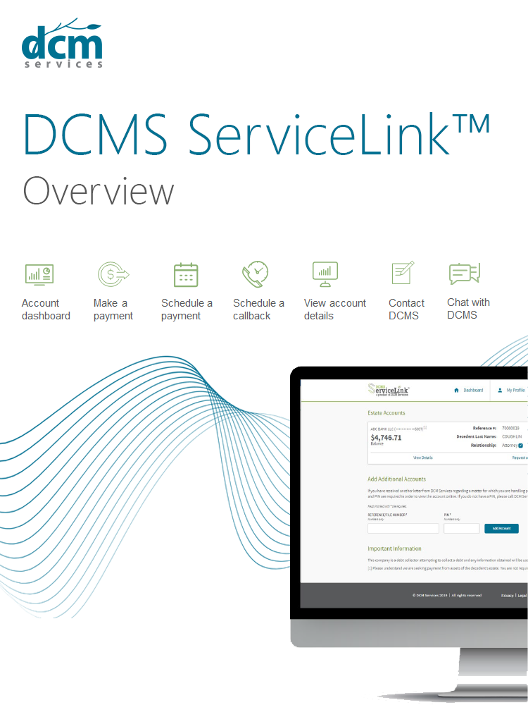 DCMS ServiceLink Payment Portal — DCM Services