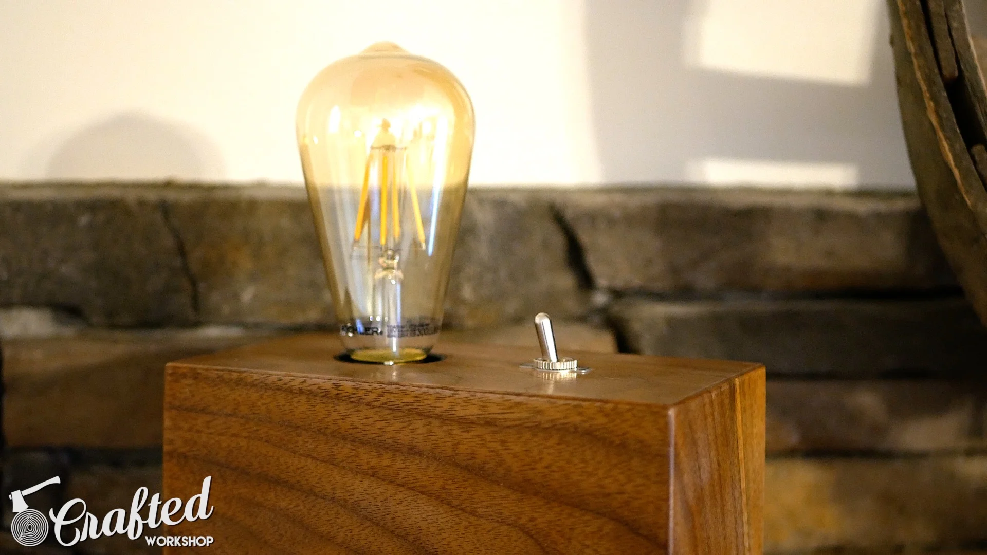 How To Build A DIY Edison Bulb Lamp — Crafted Workshop