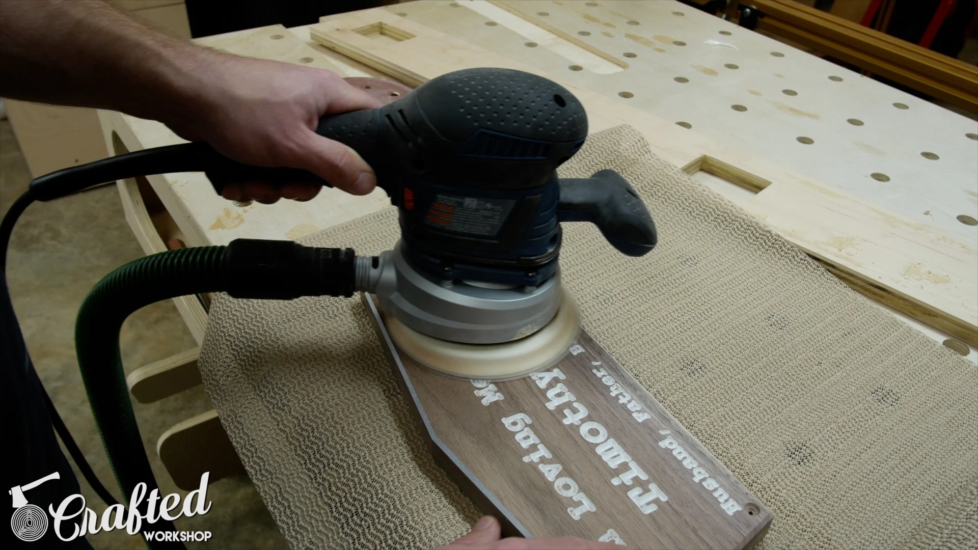 Making A Simple CNC Sign (CNC Project for Beginners) — Crafted Workshop
