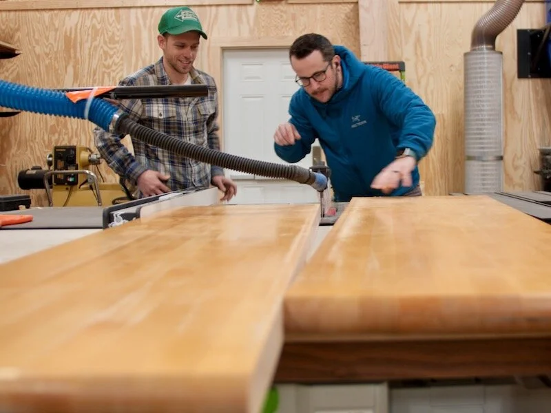 Building a GIANT CUTTING BOARD for my Kitchen Island // Kitchen Remodel ...