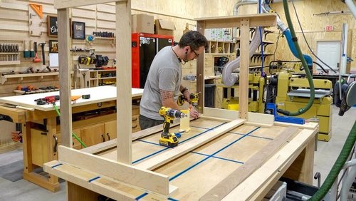 How To Build A DIY MFT-Style Outfeed Table, Assembly Table & Workbench ...