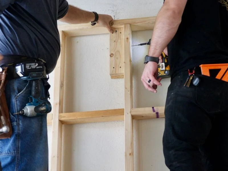 Building My Shop, Part 1 : Wood Stud Wall Framing, Door and Corner ...