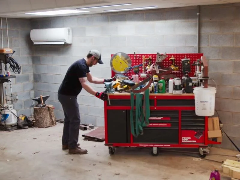 DIY Garage Metalworking Shop Makeover and Organization — Crafted Workshop