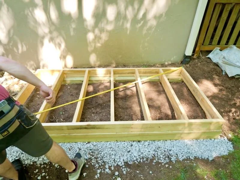 How To Build A Storage Shed Part 1 : Framing The Floor, Walls & Roof ...