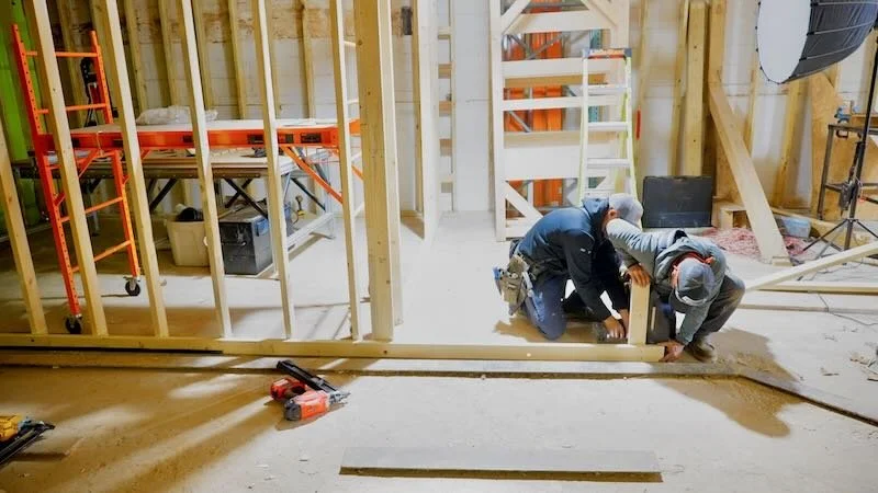 Workshop Renovation Part 4 : Framing Walls & Floor Platform — Crafted ...