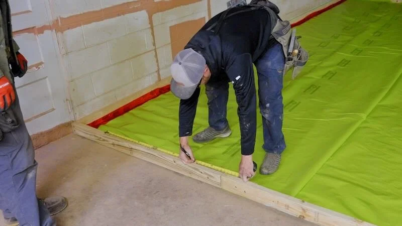 Workshop Renovation Part 4 : Framing Walls & Floor Platform — Crafted ...