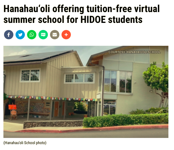 Hanahau'oli School