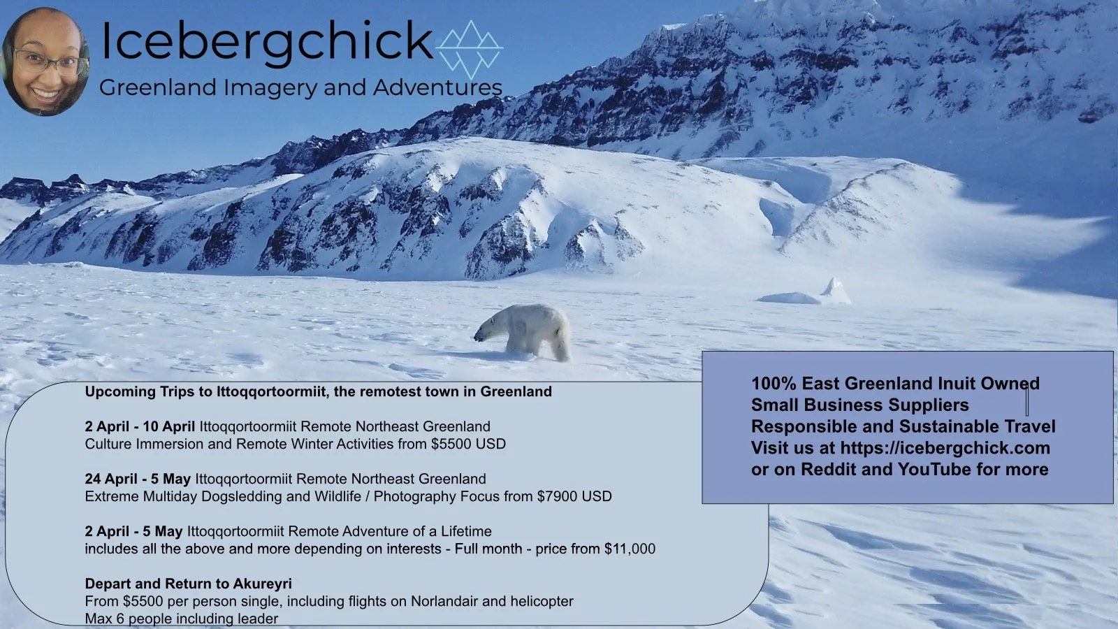 Icebergchick Greenland Itinerary — Icebergchick - GREENLAND IMAGERY & EXPERIENCES