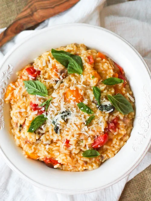 Tomato Basil Risotto Recipe — Registered Dietitian Columbia SC ...