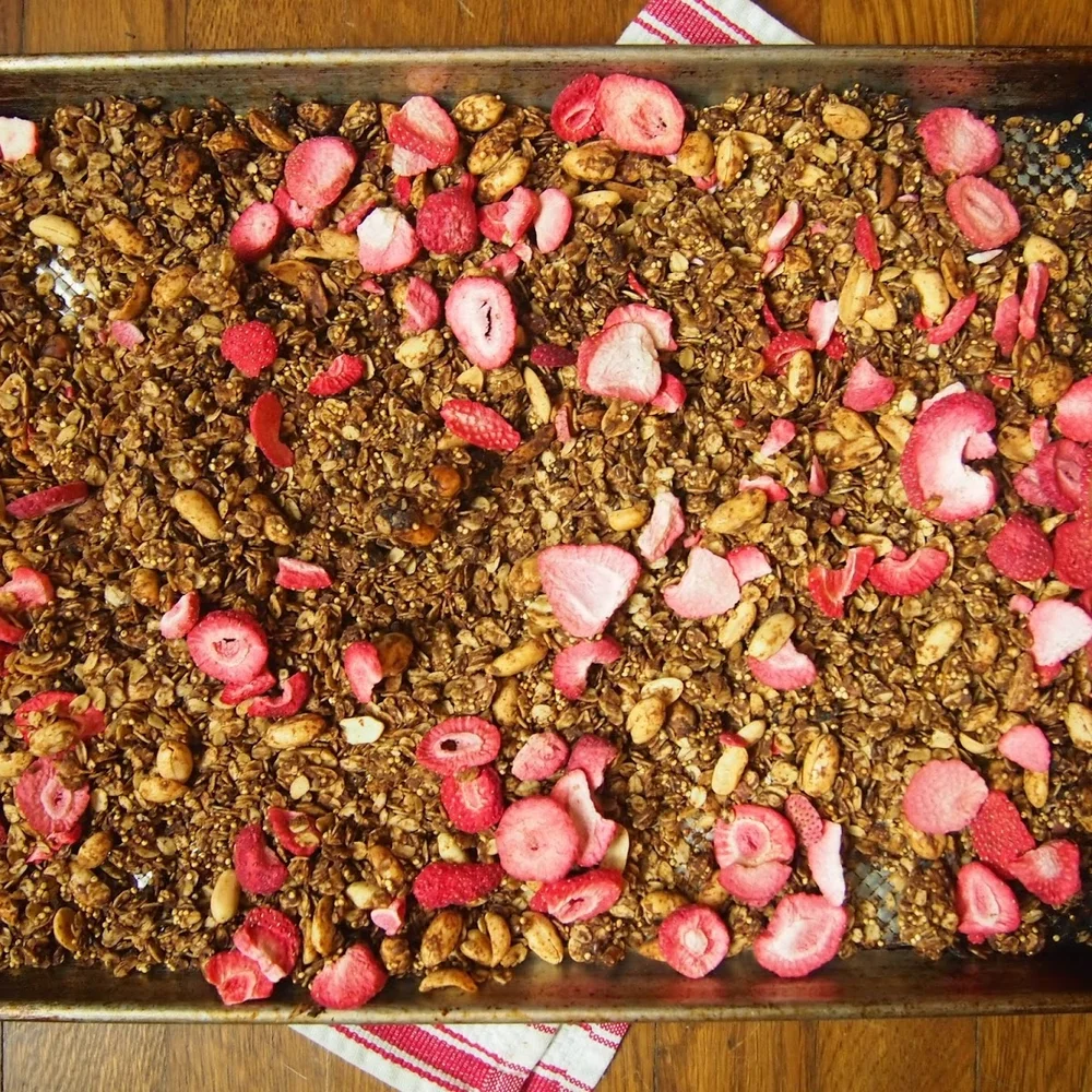 Savory Curry Coconut Granola with Chile Spiced Mango — Registered ...
