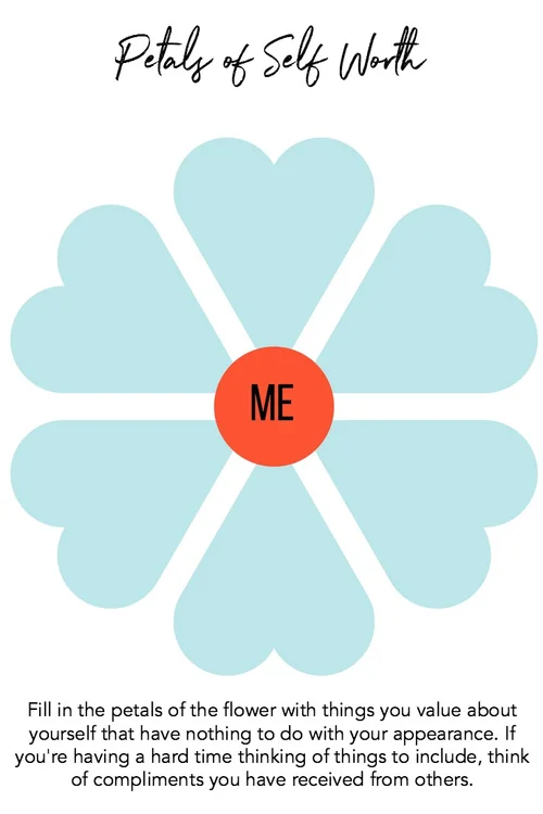 Your Weight is Not Your Worth: An Activity For Building Self Worth ...