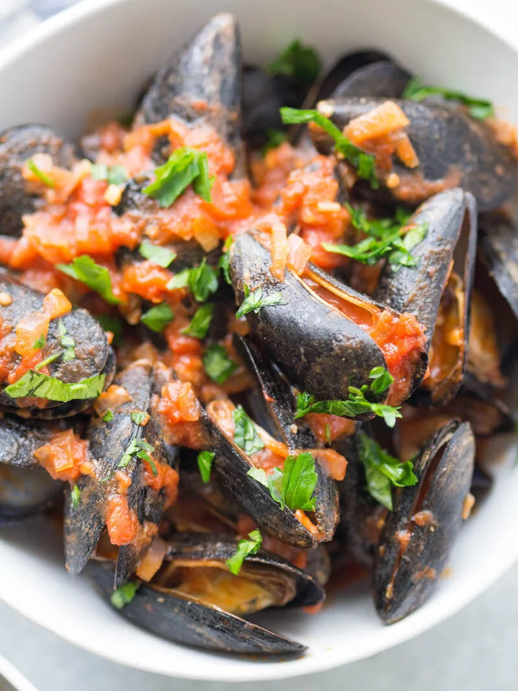 Spicy Mussels Recipe — Registered Dietitian Columbia SC - Rachael ...