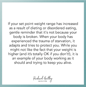 What is Set Point Weight Theory? — Registered Dietitian Columbia SC ...