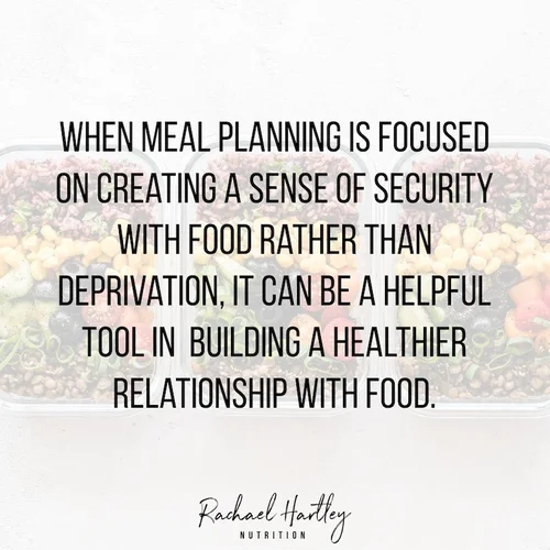 How to Create a Master Menu for Meal Planning — Registered Dietitian ...