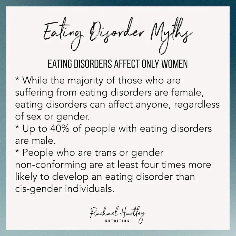 Busting Common Eating Disorder Myths — Registered Dietitian Columbia SC ...