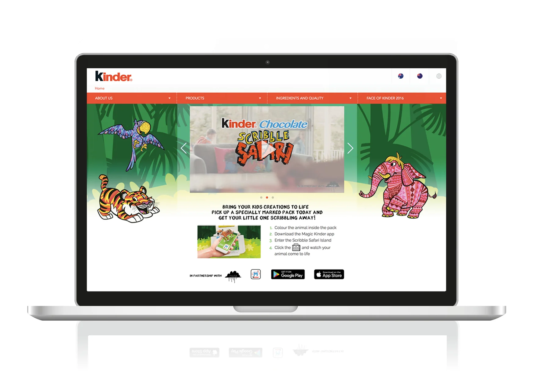 Kinder Chocolate Scribble Safari — Libby Young