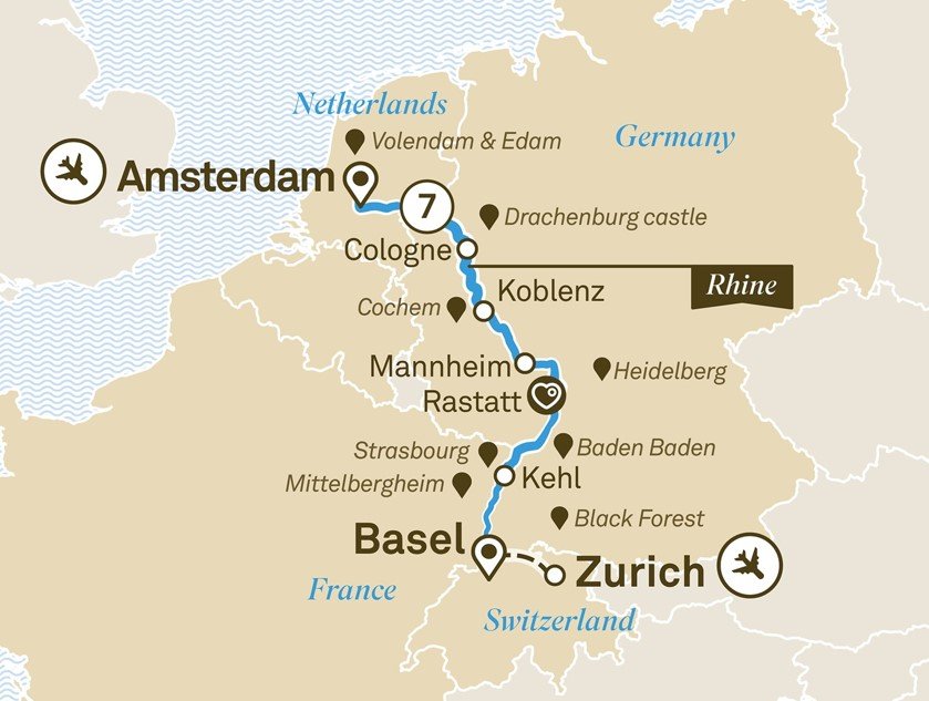 Comparing Rhine River Cruise Itineraries — Dream Destinations